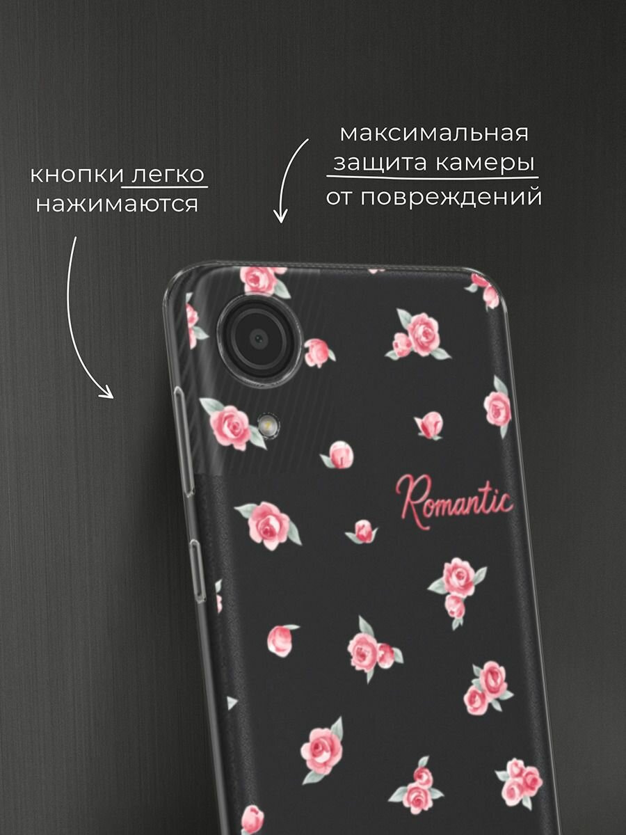 Чехол на Samsung Galaxy A03 Core / Самсунг Галакси А03 Core с принтом "Romantic 3" — фото 1