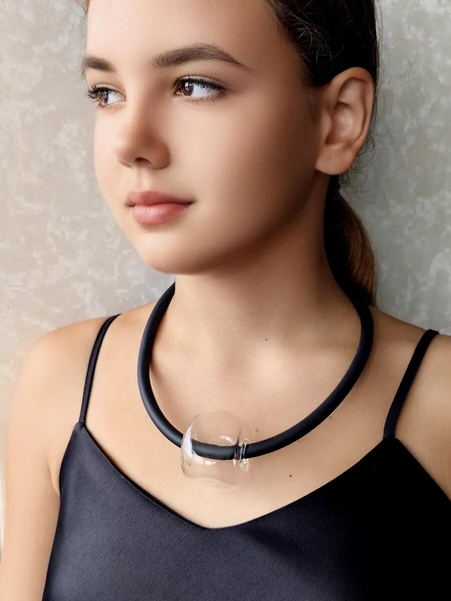 Колье, муранское стекло, стекло