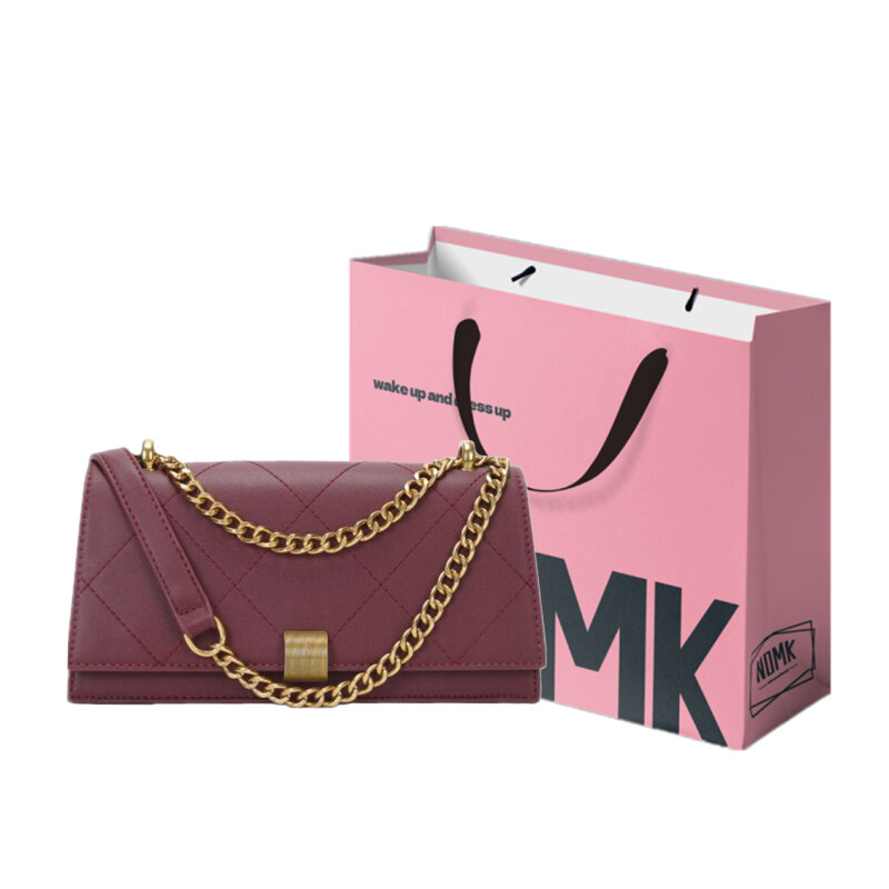 Сумка багет NOMK PU Baguette Bag Chain Small Square Bag
