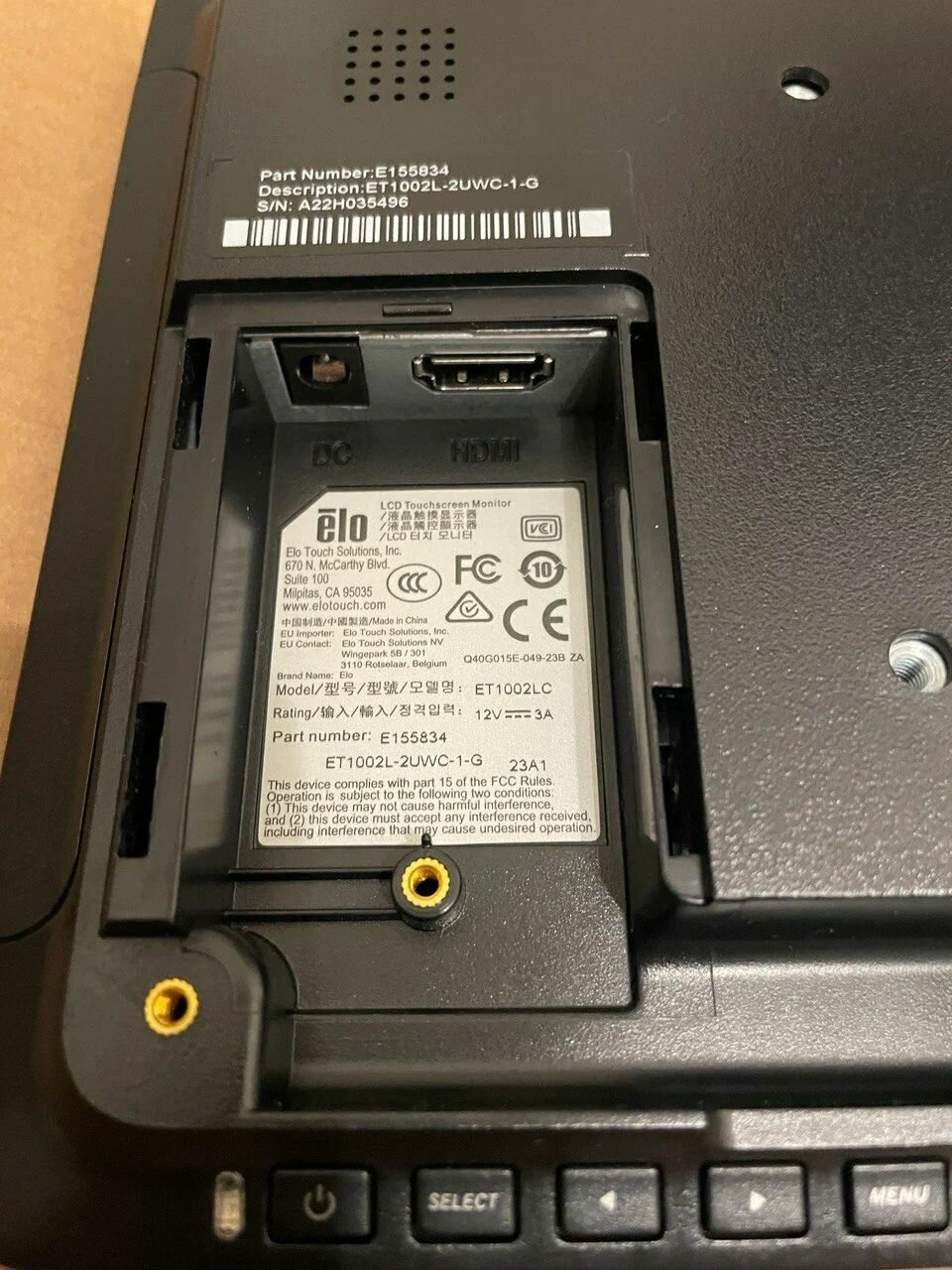 Монитор Elo-TouchSystems Solutions 1002L 10" (E045337) — фото 1