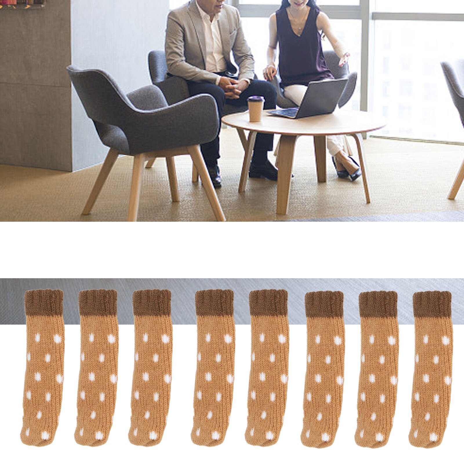 24 шт, защита ног стула, 2 слоя, чехлы для мебели, напольные подушечки, коврики, аксессуары