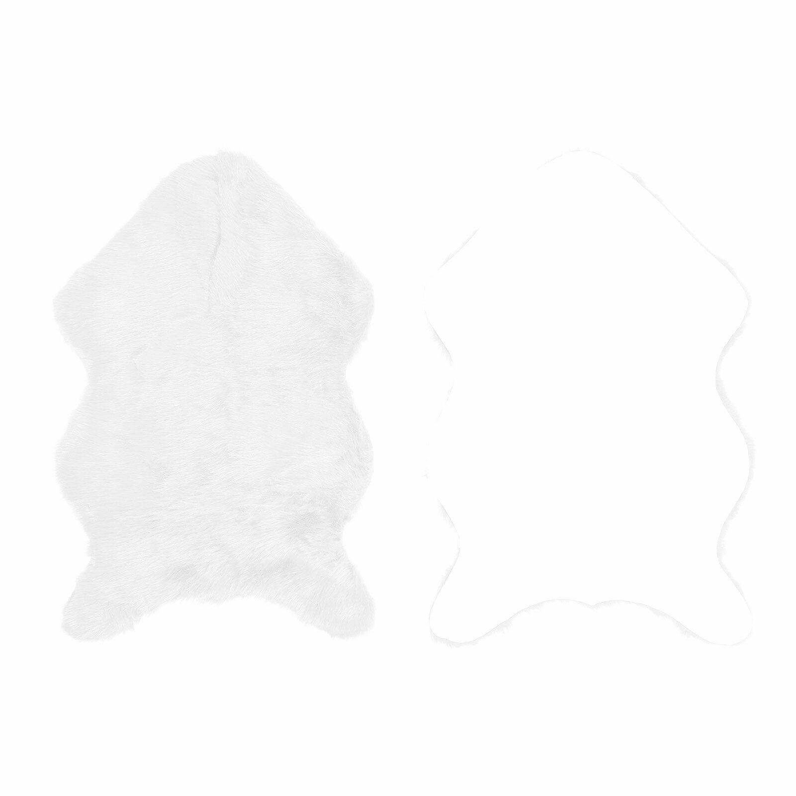 Ковер из искусственного меха овчины, мягкий ковер, ковер для спальни, дивана, пола, декора гостиной, белого цвета