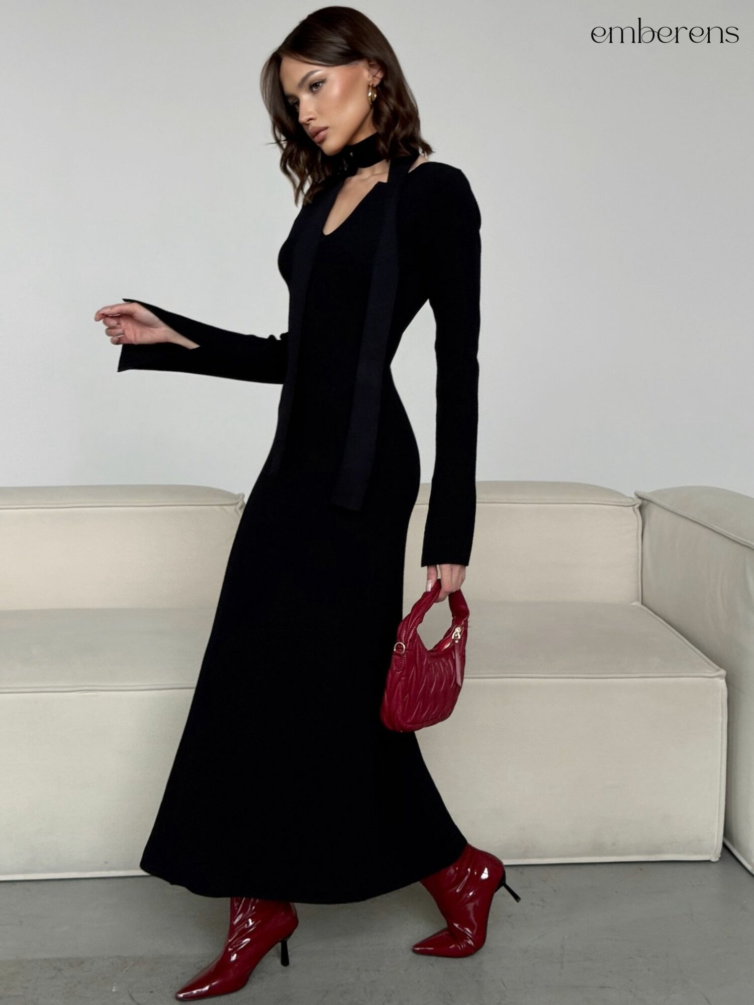 Платье Осень-зима 2025