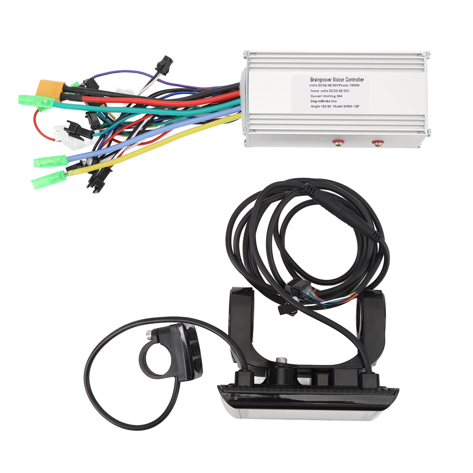 36 В 48 В 60 В 1000 Вт 38 А комплект контроллера двигателя из алюминиевого сплава 5540 бесщеточный контроллер с ЖК-дисплеем SW900 для модификации электроскутера