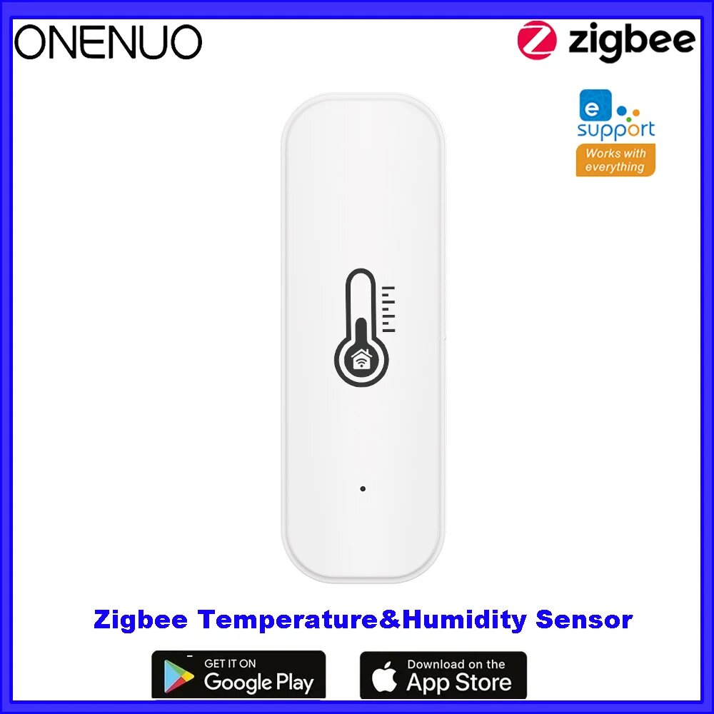 Датчик температуры и влажности ONENUO TH08YZ ZigBee 3.0 Zigbee White