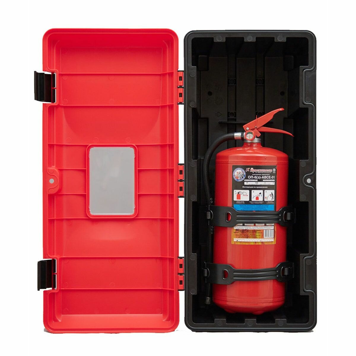 Пенал для огнетушителя Partex с пластиковым креплением без логотипа