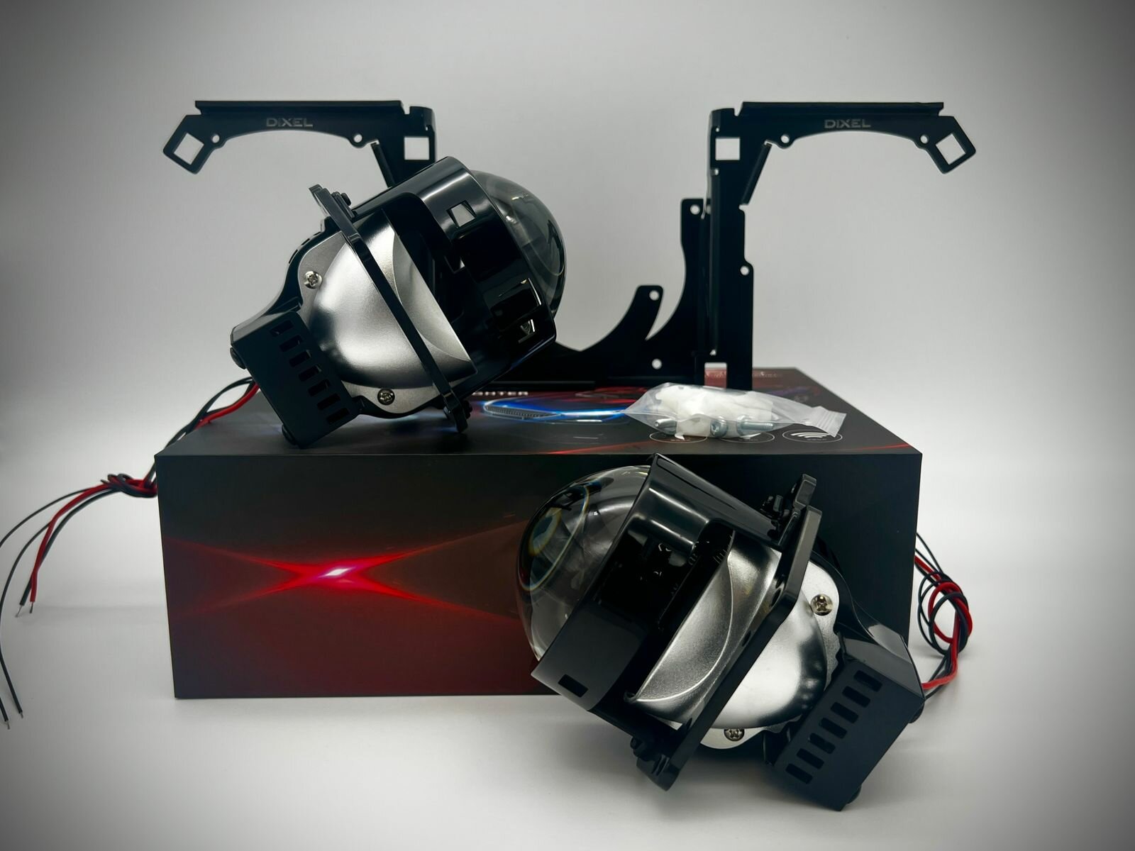 Би лед линзы для Mazda 3 BK 2003-2009 / Светодиодные линзы на Мазда 3 БК - Bi Led