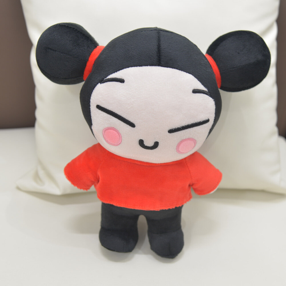 Новая китайская кукла PUCCA, милая шаровая голова, мультяшная плюшевая игрушка, свадебный подарок, детская кукла