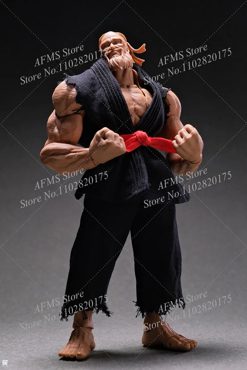 Hot Toys 1/12 Scale Big Guy Боксерский костюм Черный, черный