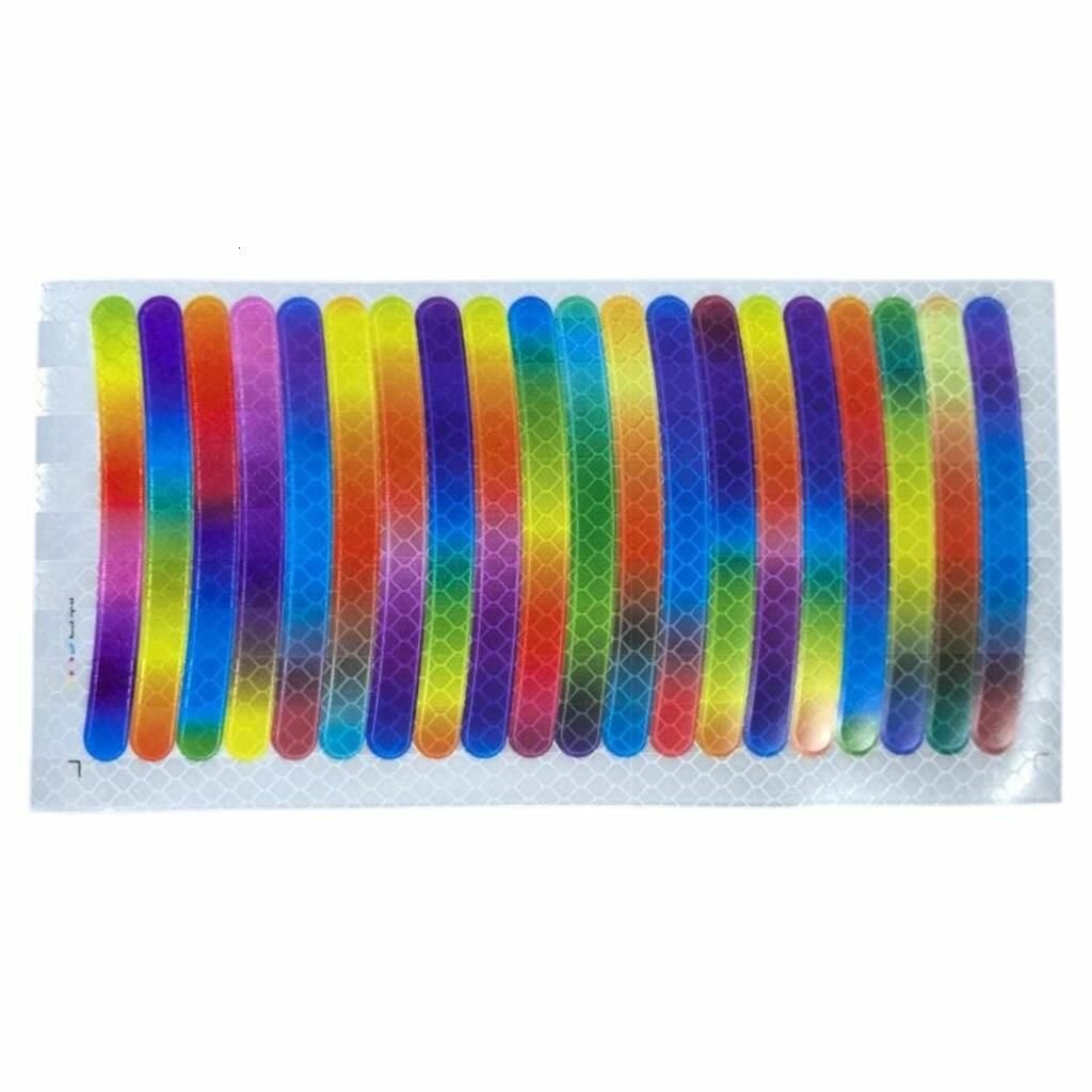 Наклейки для безопасности ночью на колесные диски, декоративные полосы