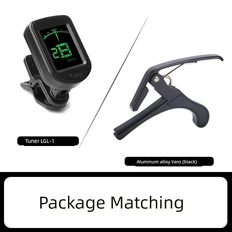 Тюнер-капо для гитары, универсальный автоматический электронный тюнер для укулеле и скрипки, простой в использовании