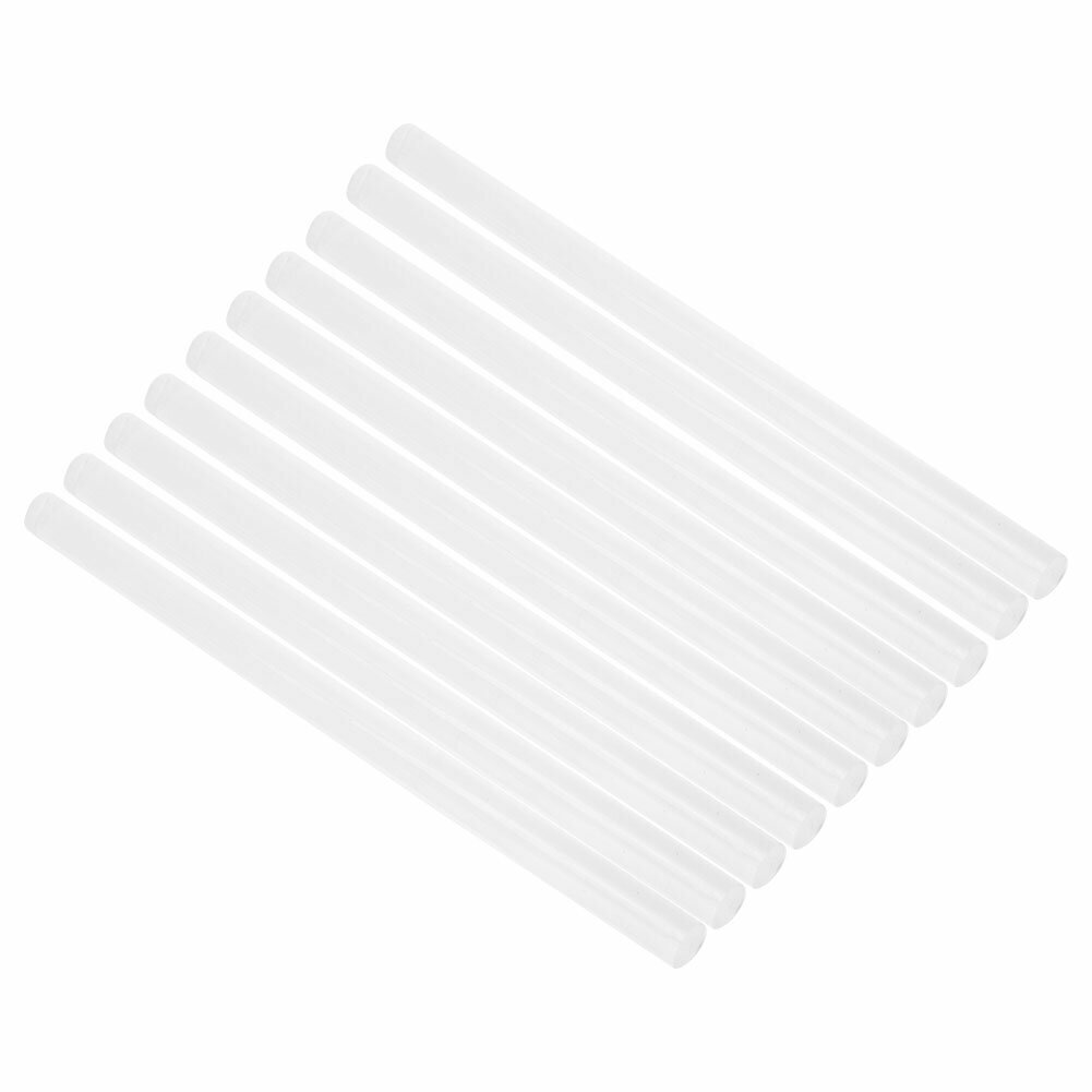 10 шт. 20 Вт аксессуары для термоклеевого пистолета Прозрачный клеевой стержень 0,7 x 19 см