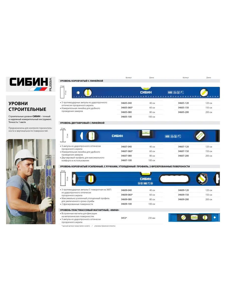 Мини, 230 мм, магнитный пластмассовый уровень
