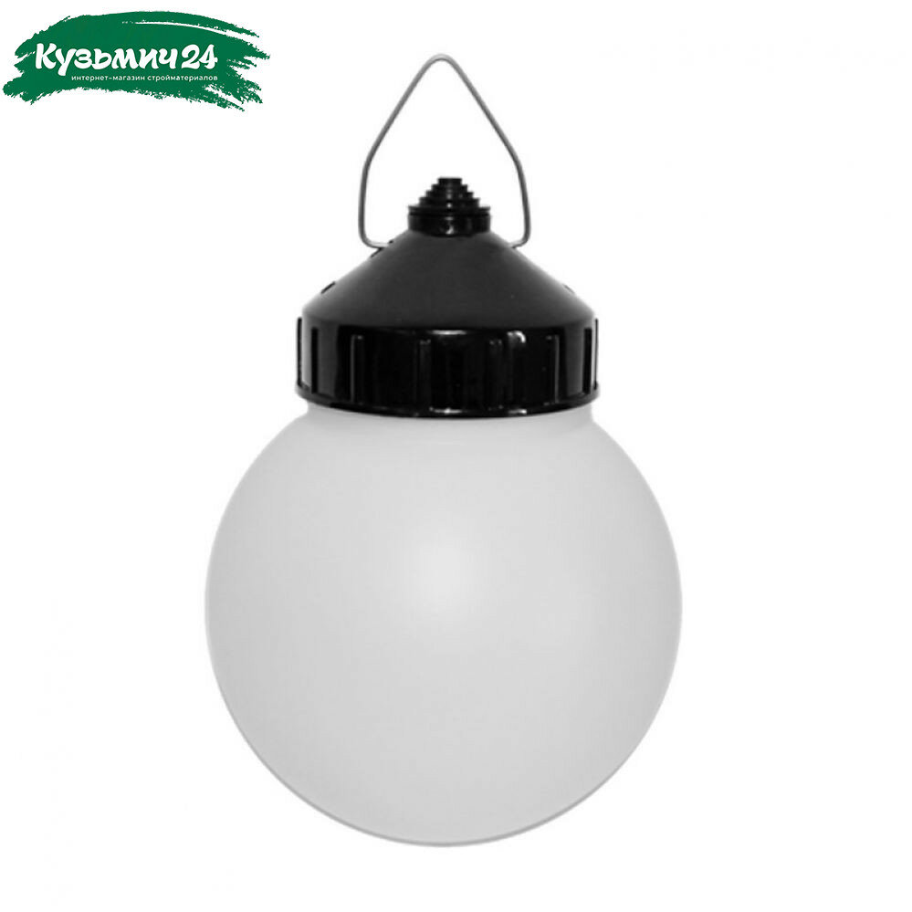 Светильник Эра НСП 01-60-003 подвесной Гранат полиэтилен IP44 E27 D150 шар, белый