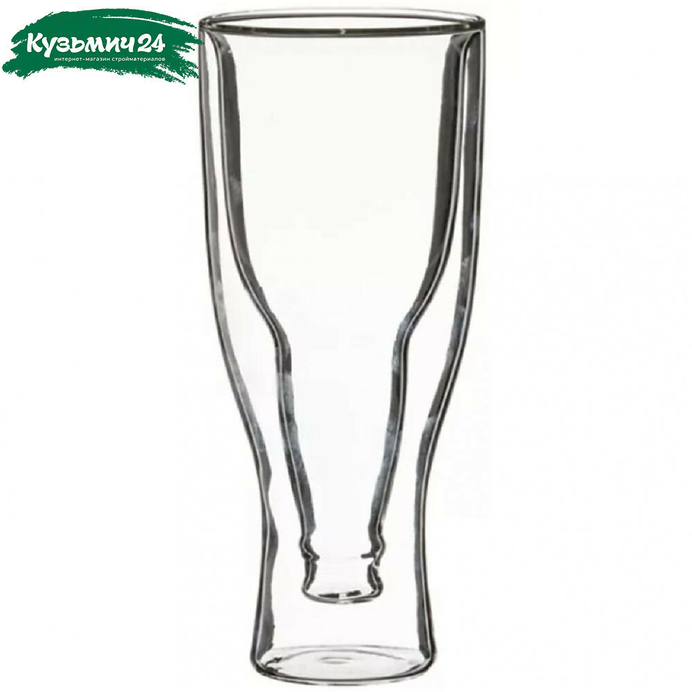 Стакан Agness для пива с двойными стенками, стекло, 430 мл 250-104