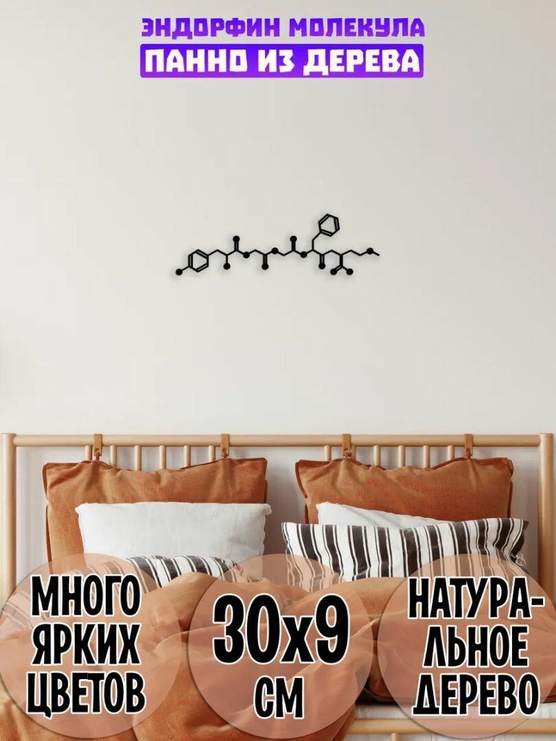 Эндорфин Гормон Счастья панно на стену, декорация настенная, декор для интерьера из дерева