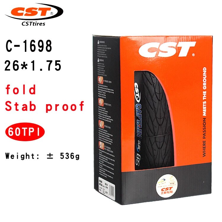 CST С-1698 шины для горных велосипедов 26", 27.5" 26X1.75 fold EPS