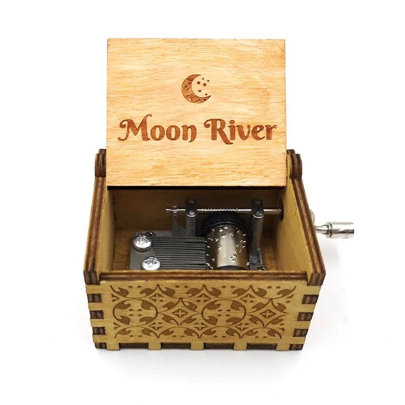 Музыкальная шкатулка "Moon River", дерево, цвет 16