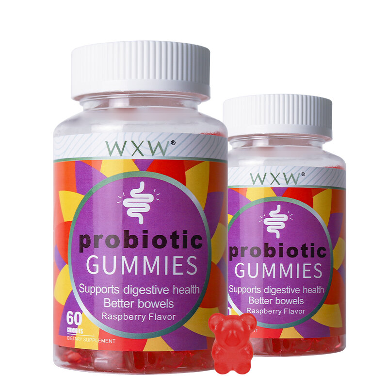 Жевательные Витамины WXW-Stock, пробиотики для пищеварения, 60 шт.