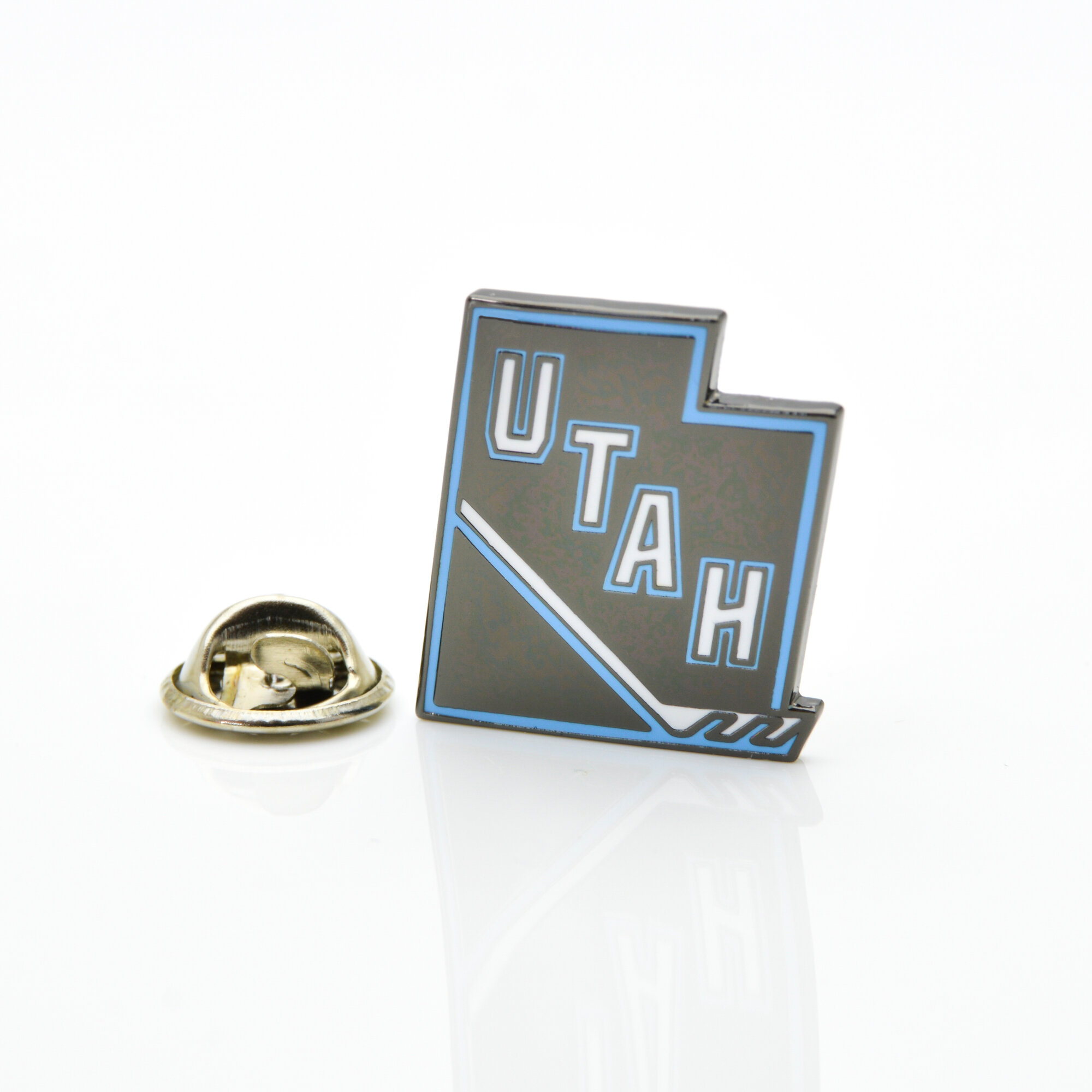 Хоккейный значок NHL ХК Юта Маммот "Клюшка"