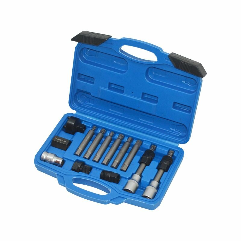 Набор ключей съемников для снятия шкивов обгонных муфт генератора AIST 67414100-M 13 предметов