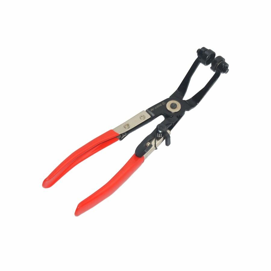 Клещи (щипцы) для снятия самозажимных пружинных хомутов патрубков автомобиля AIST-M 67941201-M съемник изогнутый с фиксатором