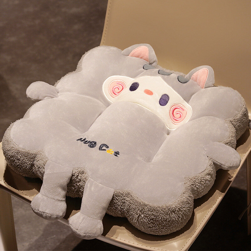 Подушки на стул 2 ШТ. / Тост / Мягкое сидение на стул на завязках/ Детская подушка на стул/ Сердитый и Добрый