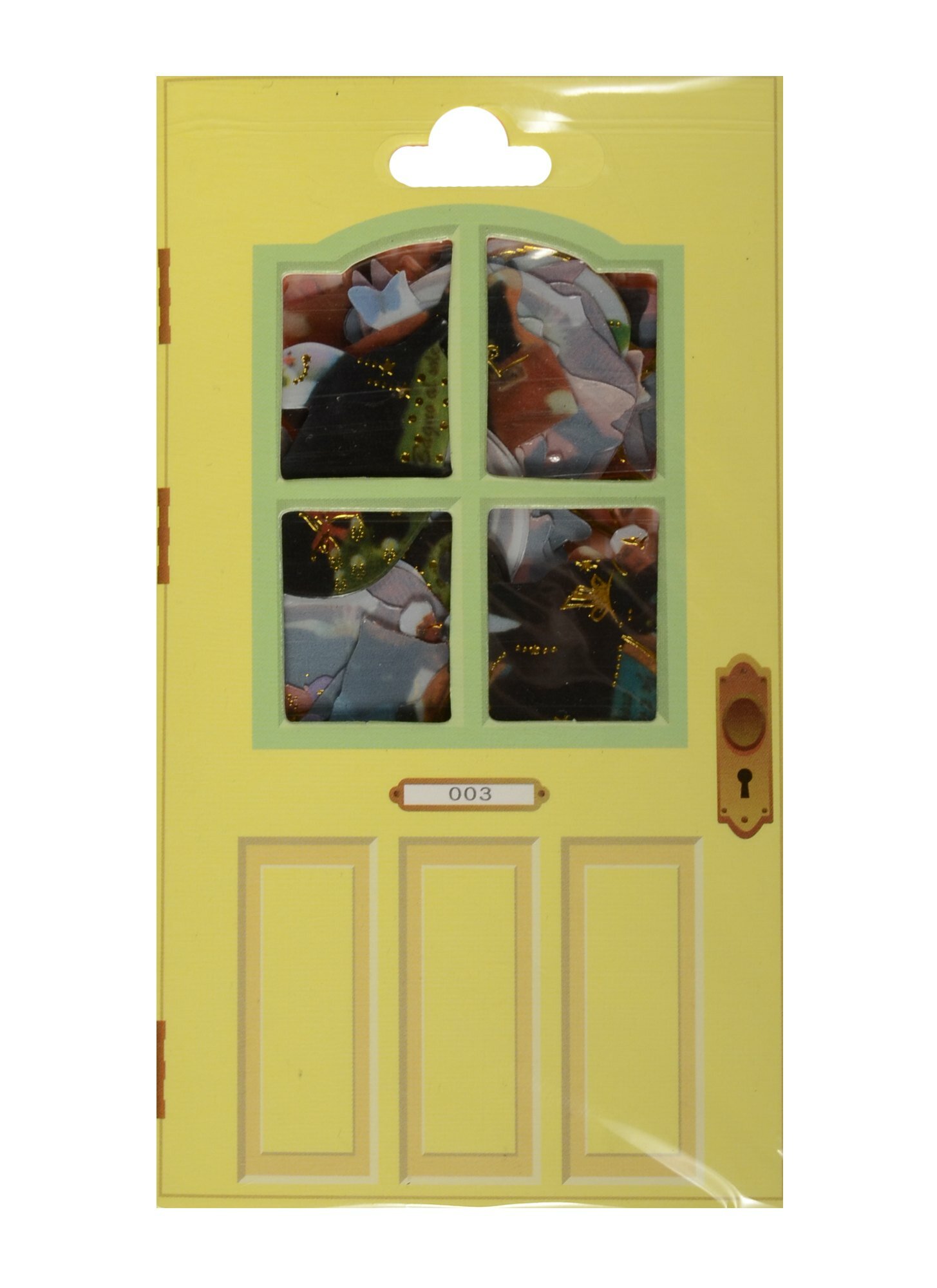 Набор для творчества Вырубка для скрапбукинга в двойной карточке с окошком, праздник