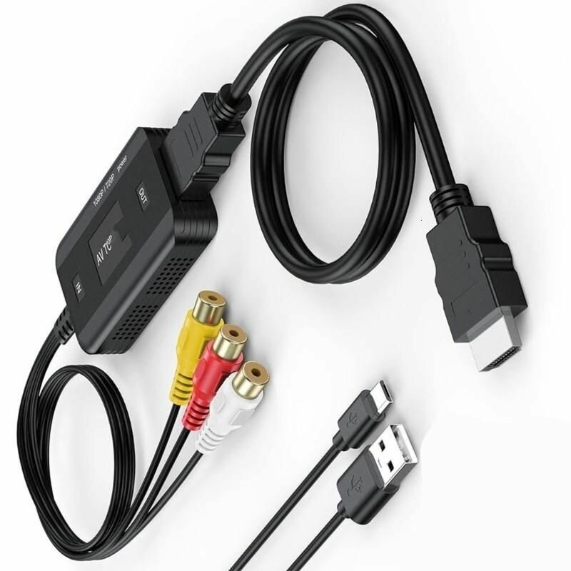Конвертер AV RCA female в HDMI1080P HD