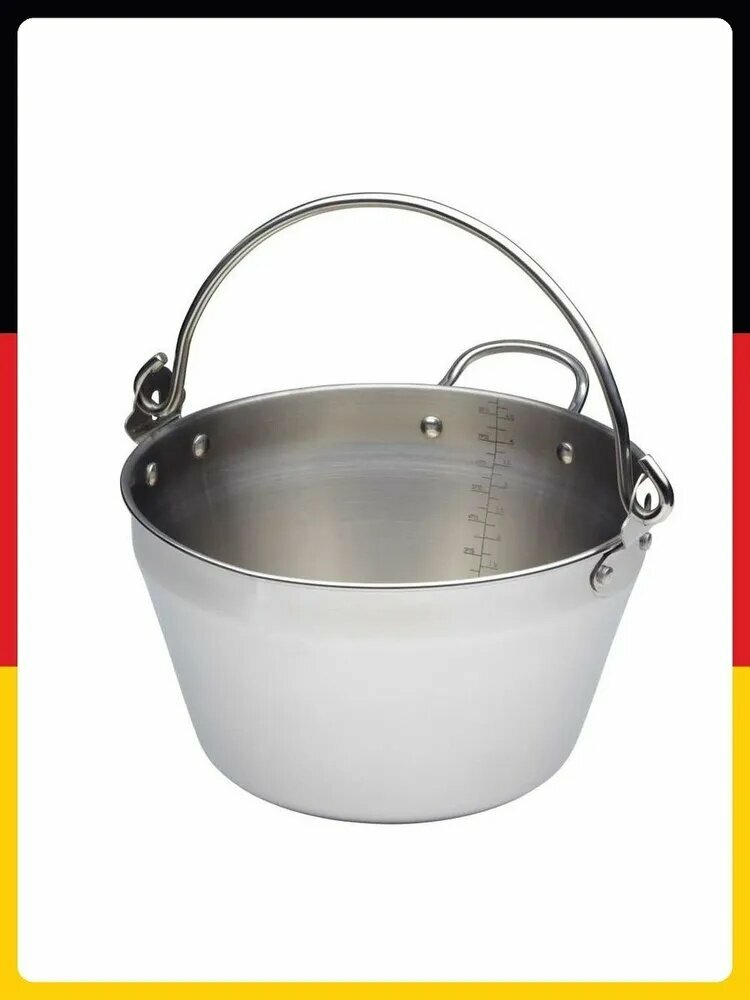 KitchenCraft Таз для варки варенья, Нержавеющая сталь, 4,5 л