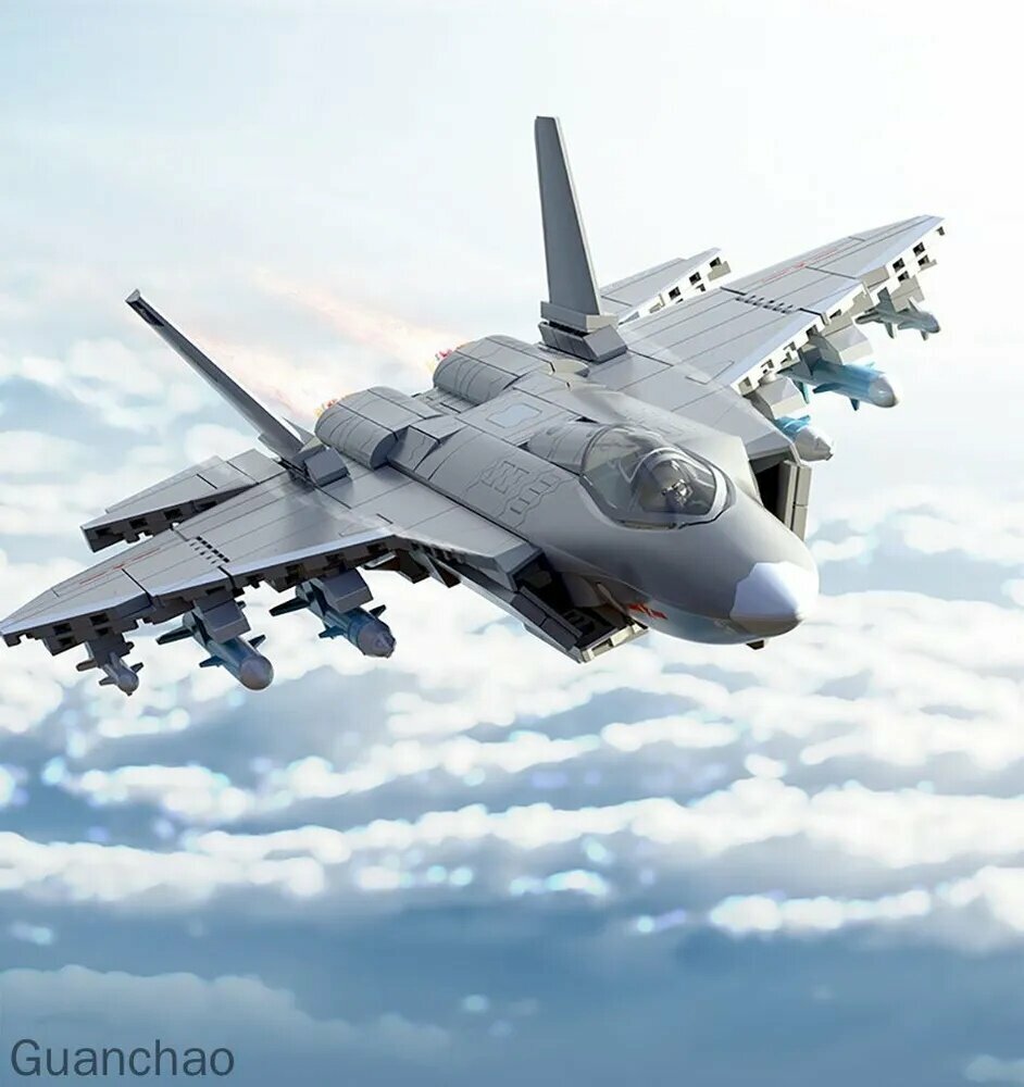 Военный авианосец J35, стелс-истребитель, авианосец, модель самолета, строительные блоки, игрушка, подарок на праздник