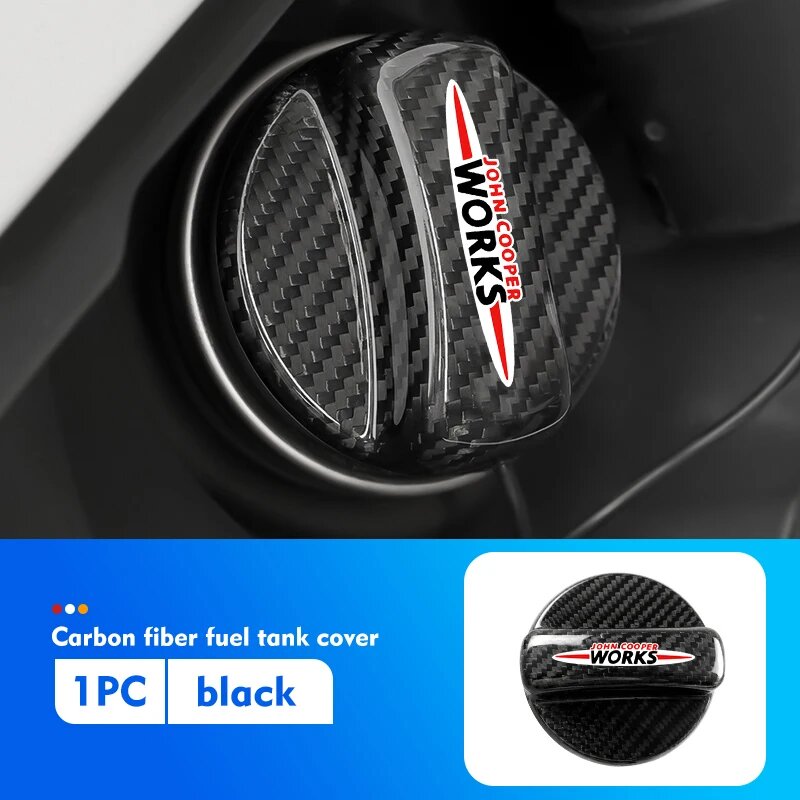Крышка топливного бака карбоновая MINI Cooper Works, черная, NO-1PCS