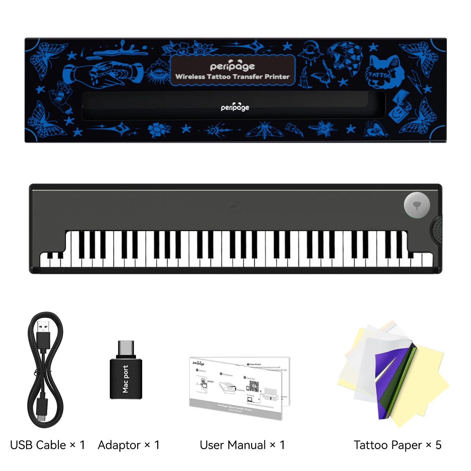 PeriPage P90 Термопринтер для татуировок