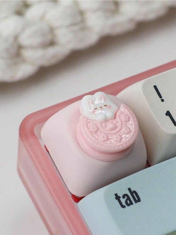 Кейкапы для механической клавиатуры MOA Кролик Леденец, 3D дизайн