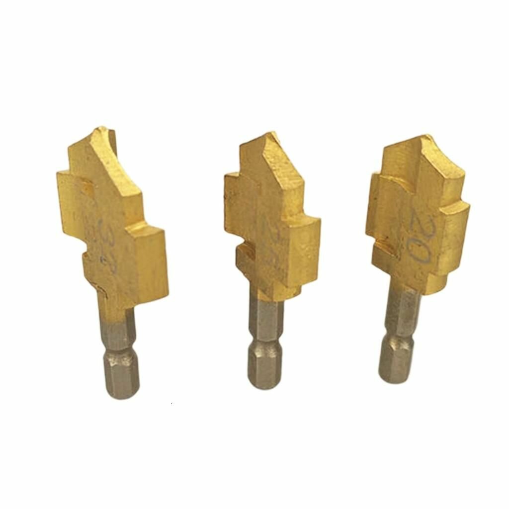 Плоское сверло PPR jack-in-the-box из 3шт-сверло с титановым покрытием