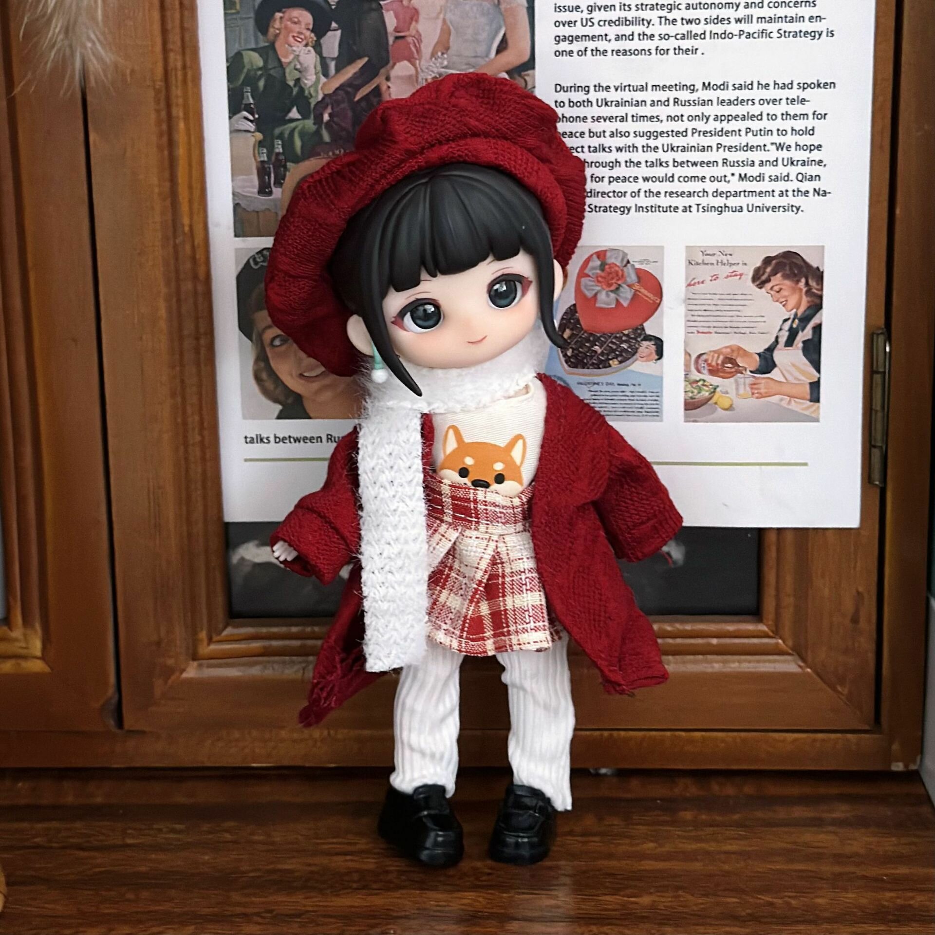 Одежда для куколь BJD по сериалу Чжэнь Гуань Чжун юбка Тысяча побегов для 8/12 размера (16-17 см