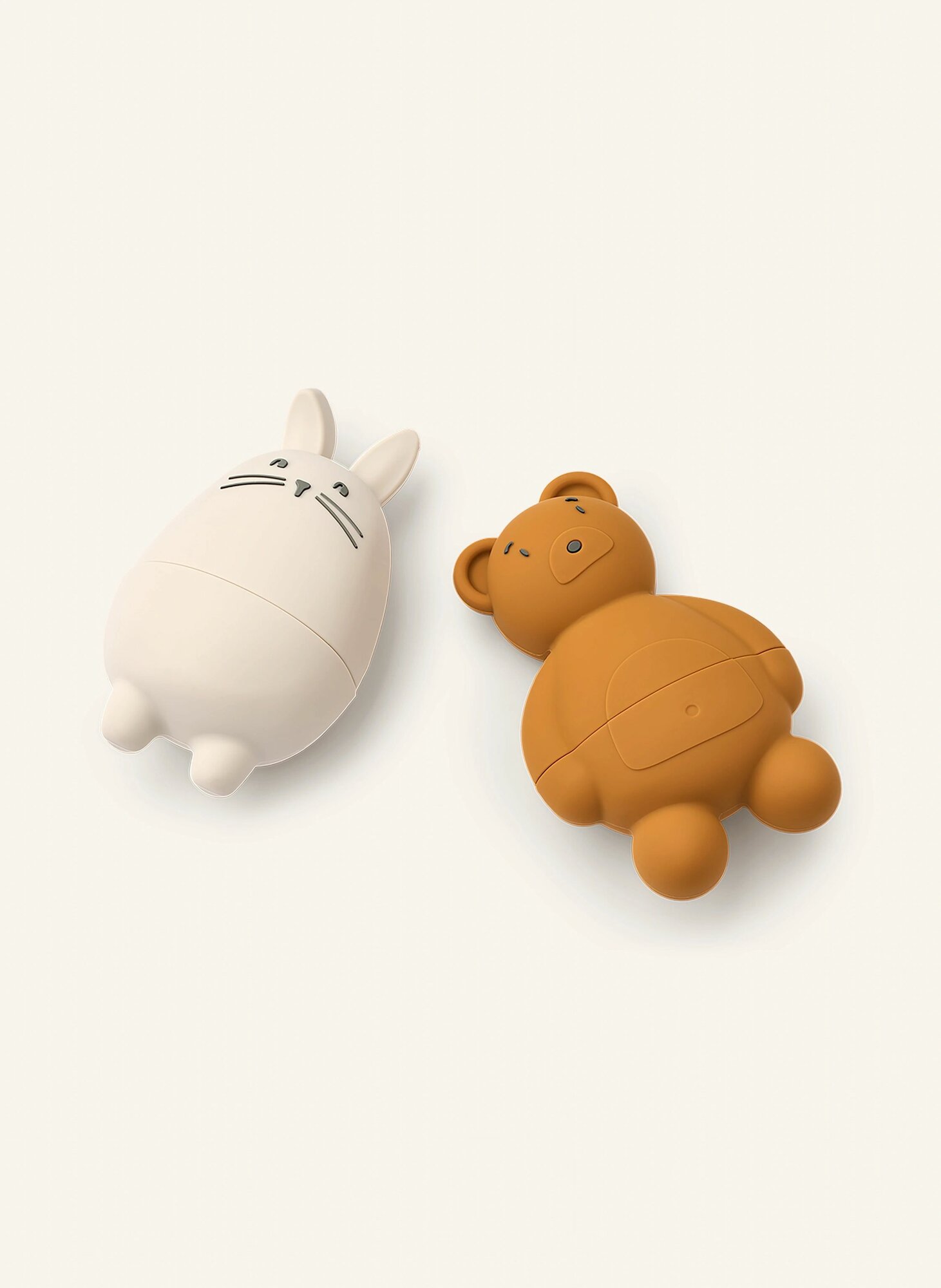 Набор из 2 игрушек для ванны LIEWOOD DUNCAN CLASSIC, размер 11х7 см, цвет кремовый, коричневый