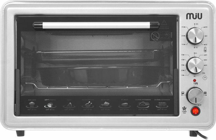 Мини-печь MIU MO-40002KS (серая)