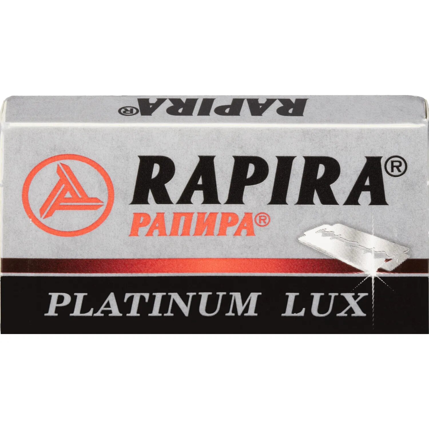 Сменные лезвия Rapira PLATINUM LUX клас. для Т-образ. станка 5шт/уп РК-05ПЛ01