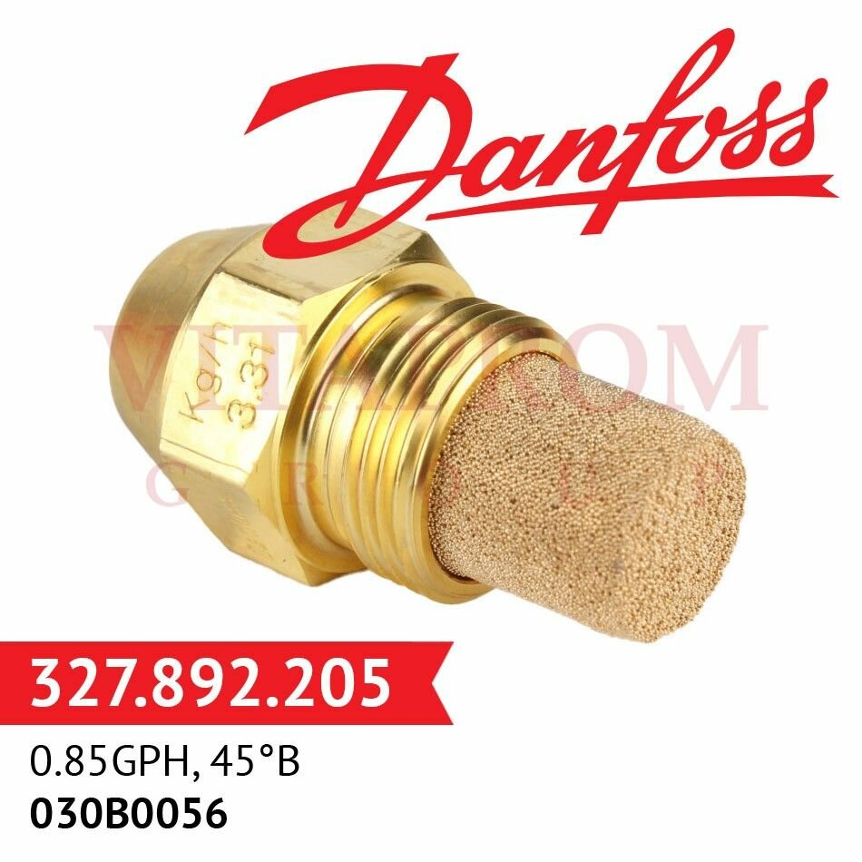 Форсунка Danfoss 0.85GPH, 45B, 030B0056 — фото 1
