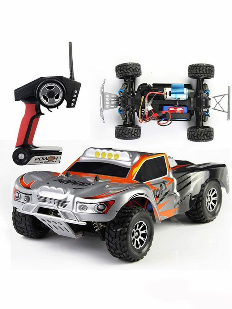 Радиоуправляемый шорт-корс WL Toys Shourt-Course A969 4WD RTR масштаб 1:18 2.4G - WLT-A969 GRAY