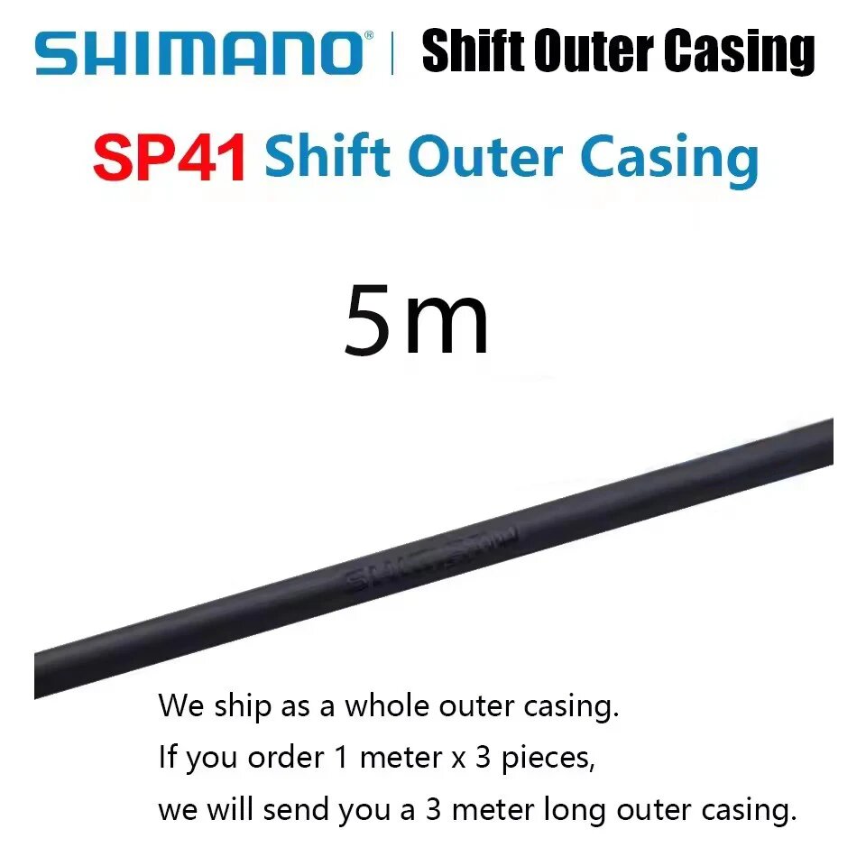 Shimano SP41 Shift Outer Casing 5m, черный