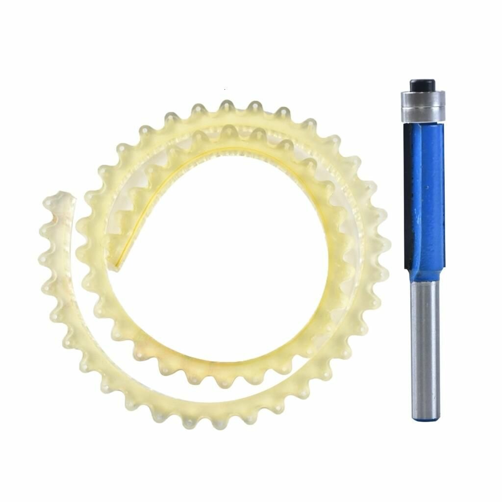 Зубчатая цепь-сквозная рейка 1 м + верхняя двойная планка 1/4X3/8X30