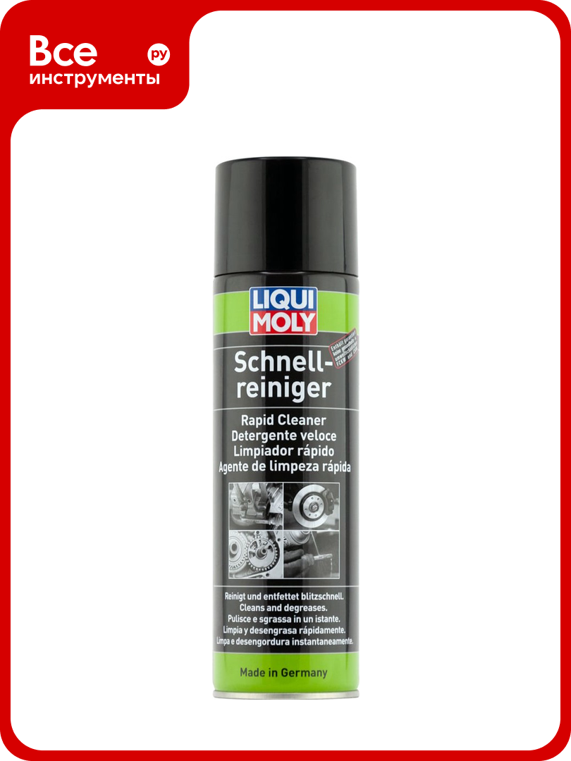 Быстрый очиститель-спрей LIQUI MOLY Schnell-Rein. 0.5 л 3318, и хлора, различных деталях