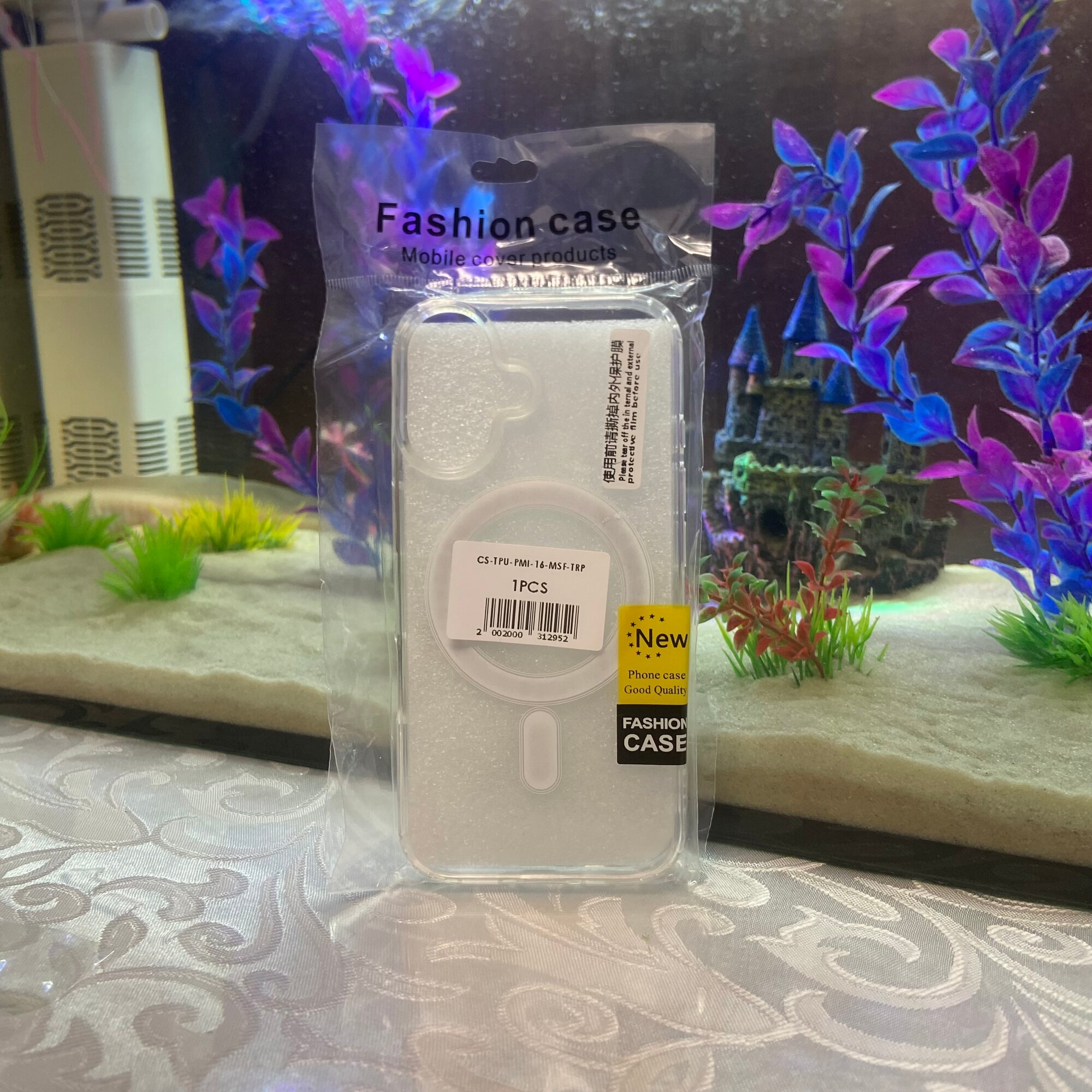 Чехол, прозрачный, силиконовый, противоударный, для iPhone 16