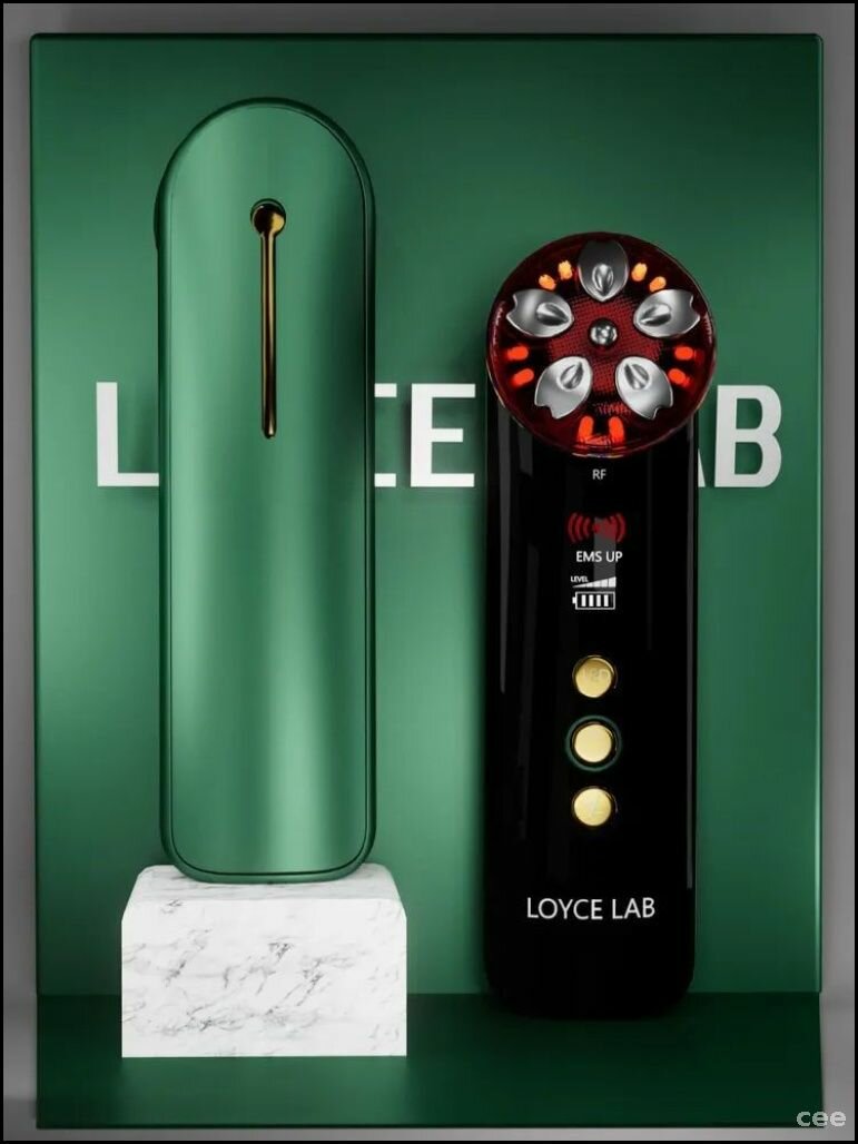 Эксклюзивный многофункциональный RF лифтинг аппарат для лица и шеи с EMS миостимуляцией и LED терапией 5 в 1