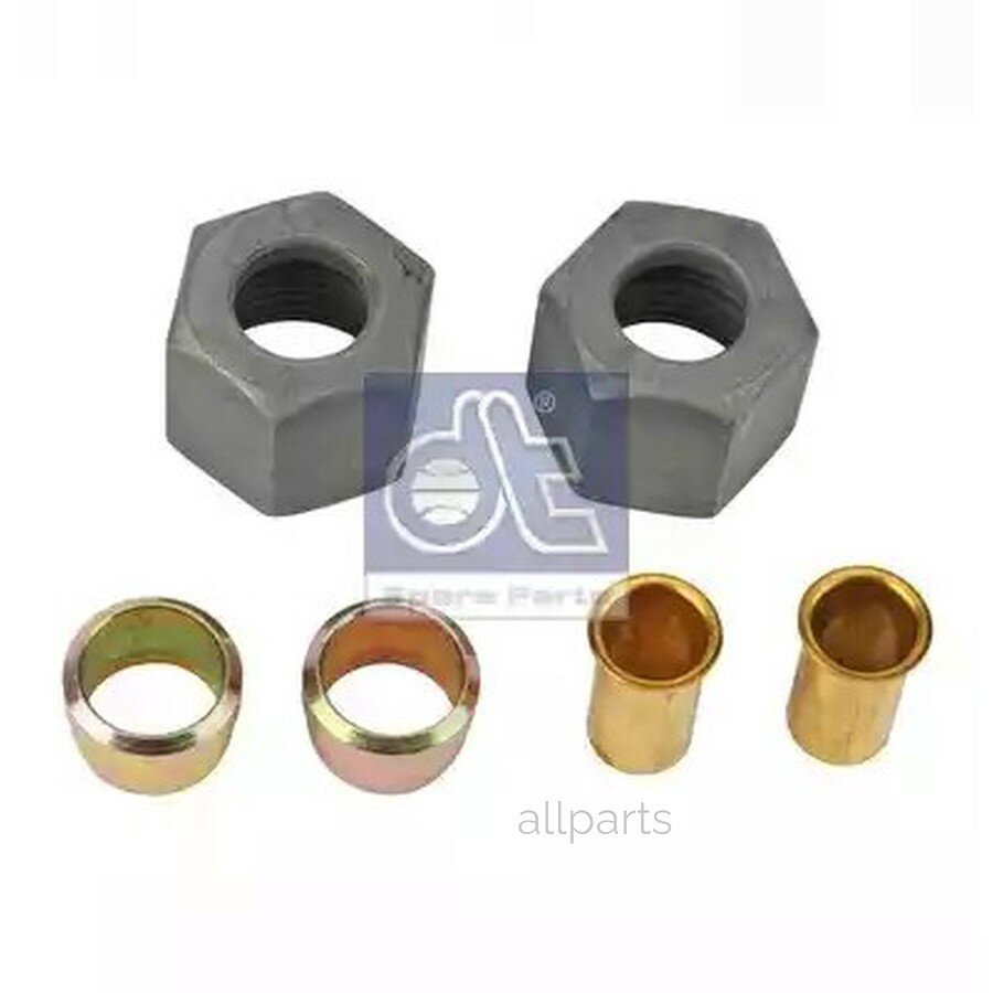 DT SPARE PARTS 490368 р/к соединителя торм. трубок ! d10 гайки, кольца, штуцеры\MAN, MB, Volvo, Scania