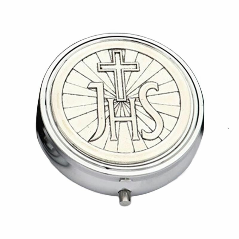 Металлический шкатулка для религиозных предметов с зеркалом, - JHS6