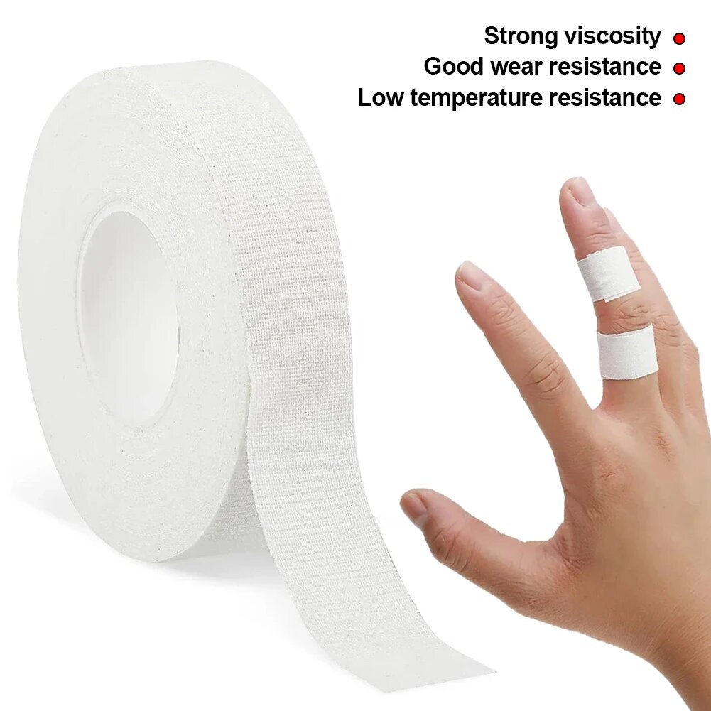 1,25 см * 10 м лента для пальцев, приятная для кожи, спортивная спортивная лента для пальцев для бейсбола, лакросса, гимнастики, обертка для защиты от травм