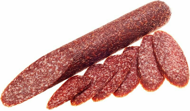 Колбаса Полярная из оленины сырокопченая полусухая 400г